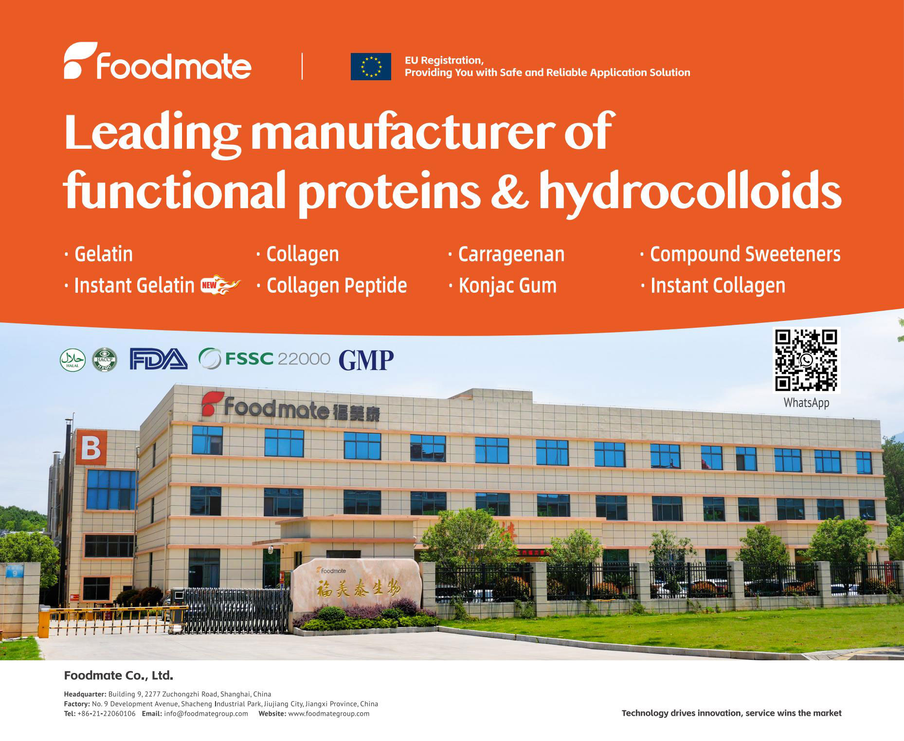 Foodmate Shines at the Premier Food Protein Hydrocolloid Summit ...